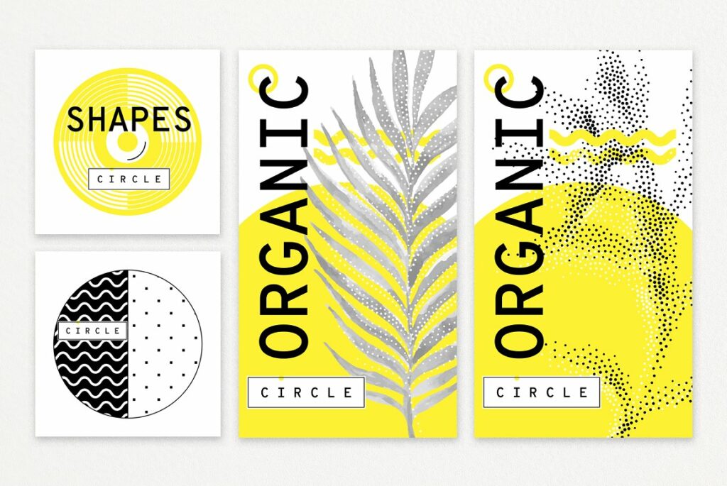60 Geometric Shapes, 30 Posters – MasterBundles
