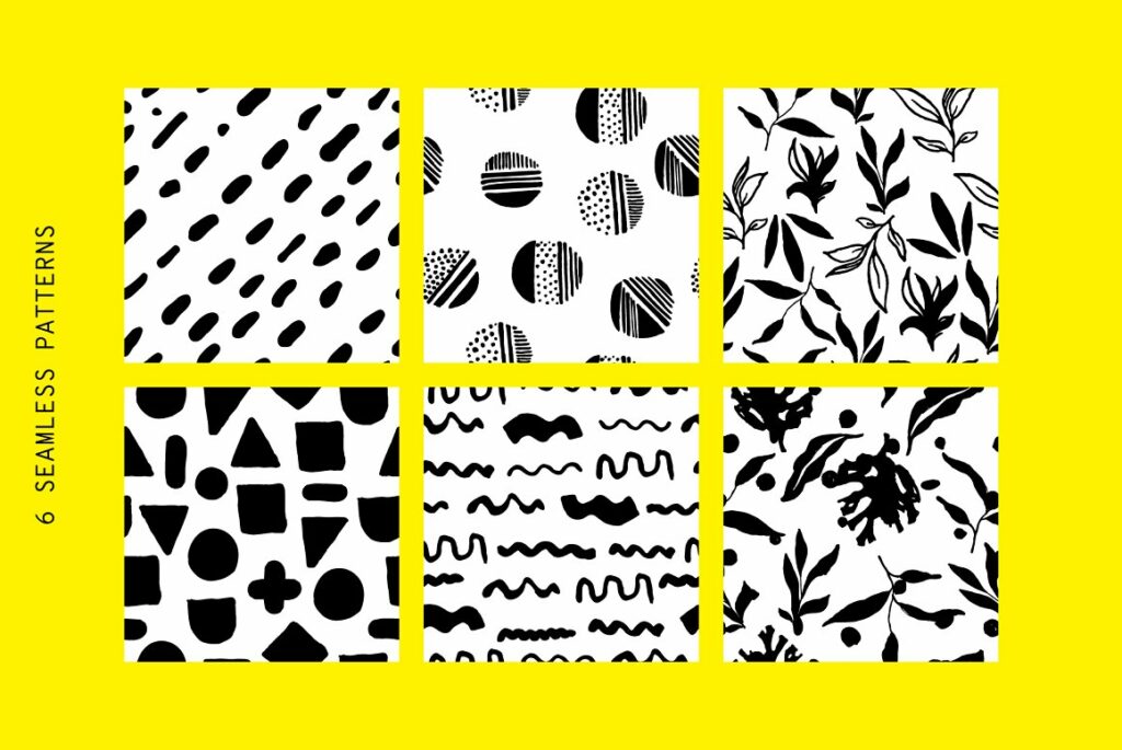 300+ Hand Drawn Shapes, Posters, Pat – MasterBundles
