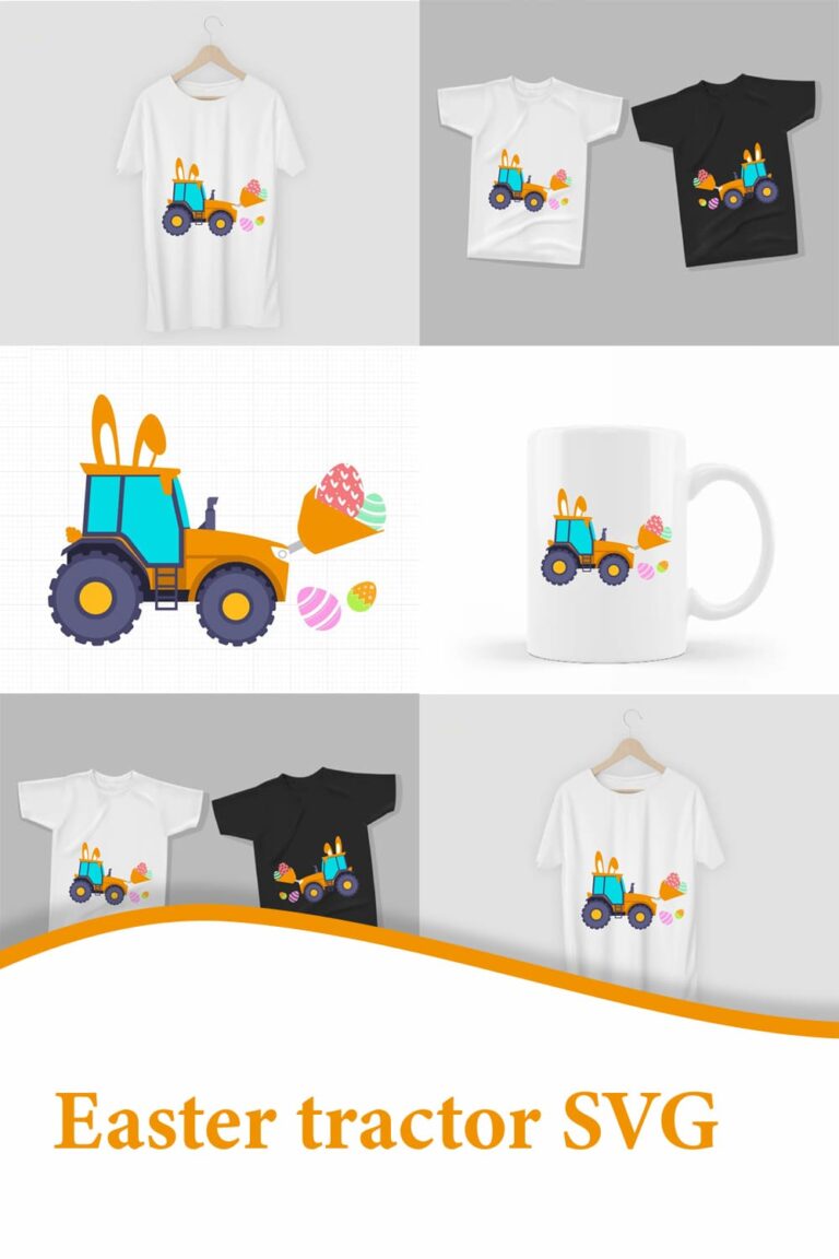 Easter Tractor SVG – MasterBundles