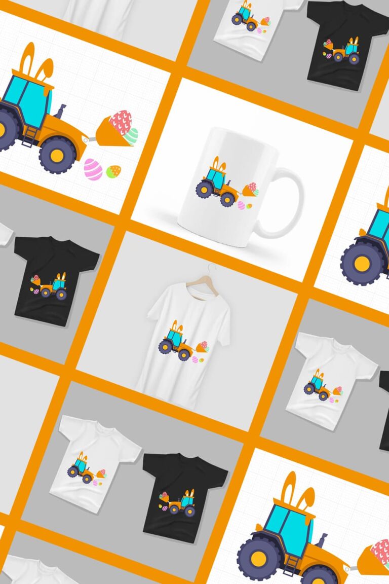 Easter Tractor SVG – MasterBundles