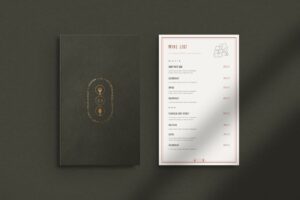 Elegant Restaurant Menu Template – MasterBundles