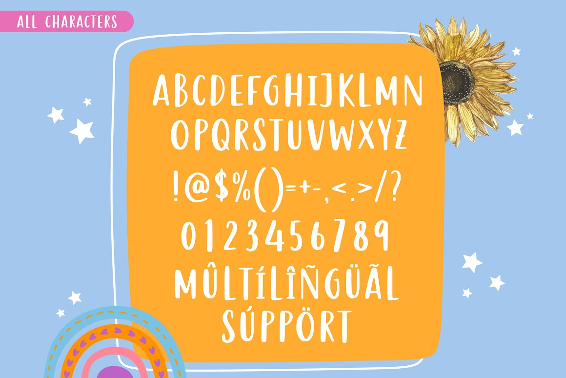 Fachristar A Fun All - Caps Font – MasterBundles