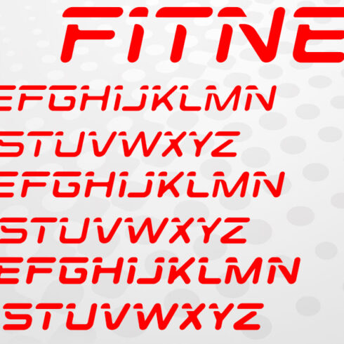 Fitness Font | Master Bundles