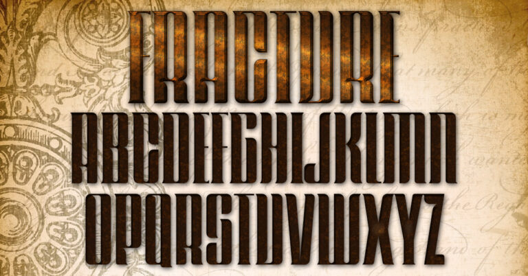 Fracture Font – MasterBundles