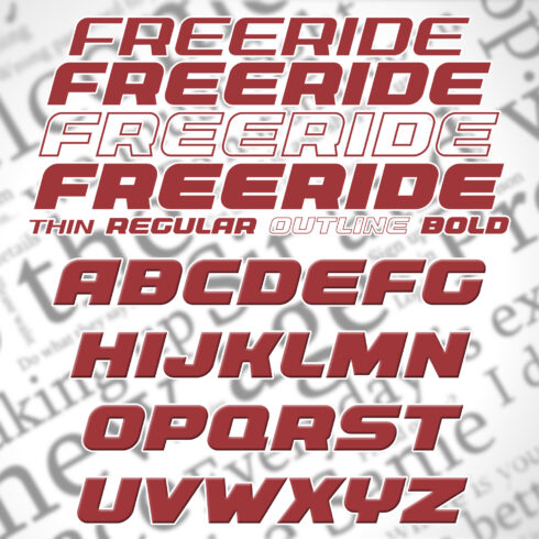 Freeride Font – MasterBundles