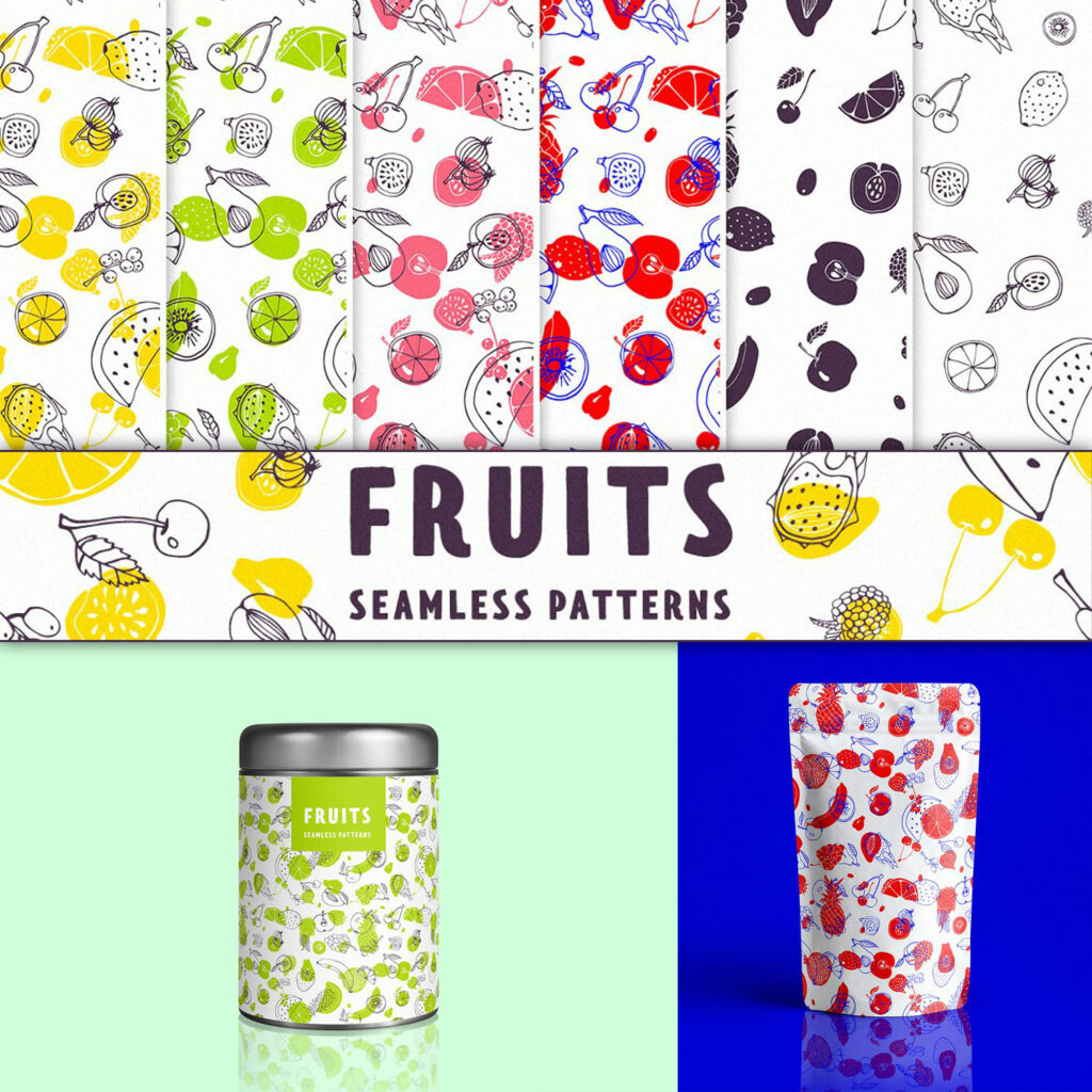 Fruits Patterns – MasterBundles