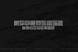 Geometric Maze Font – MasterBundles