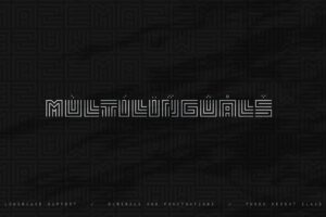 Geometric Maze Font – MasterBundles