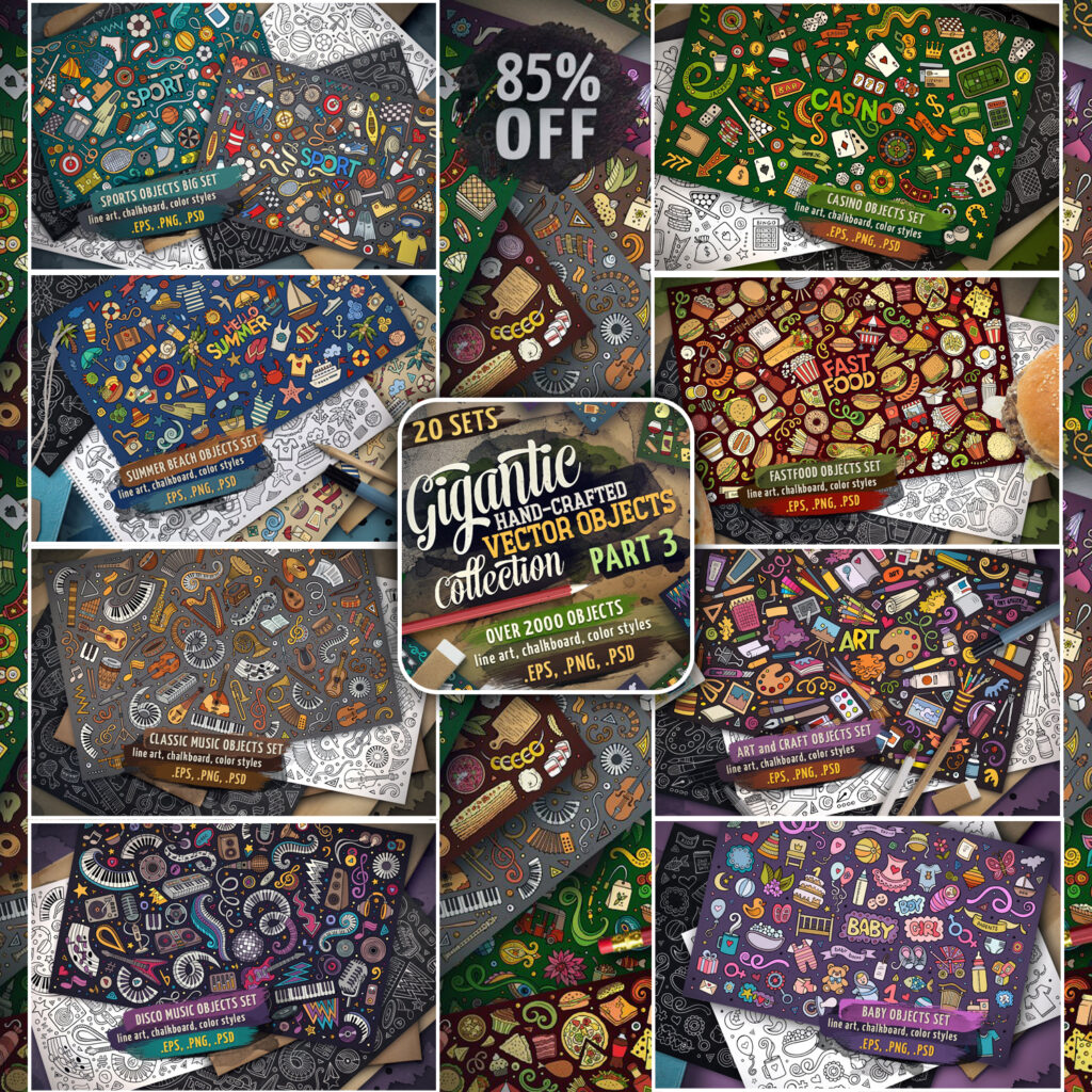 Gigantic Objects Bundle Part 3 – MasterBundles