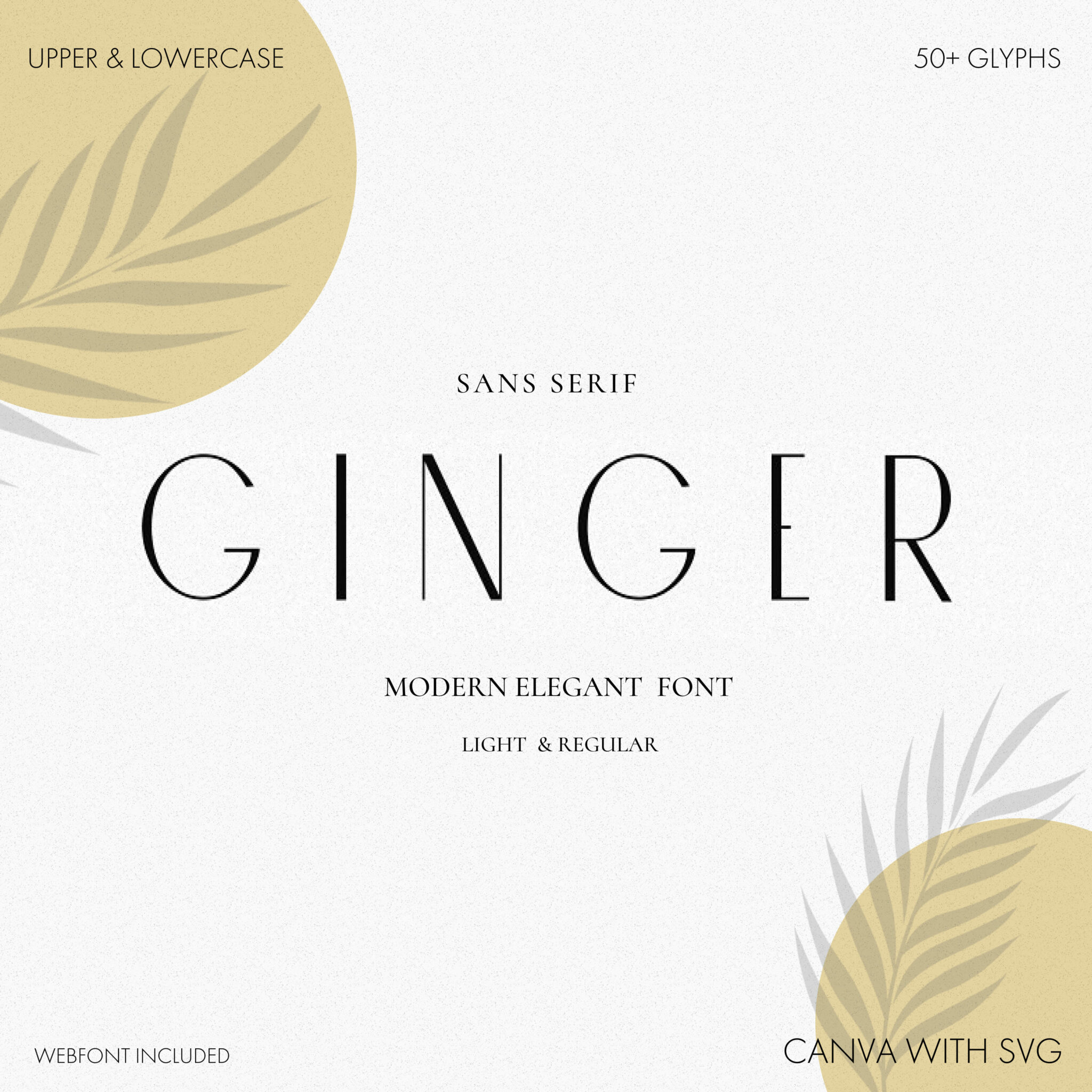 Ginger An Elegant Modern Font – MasterBundles