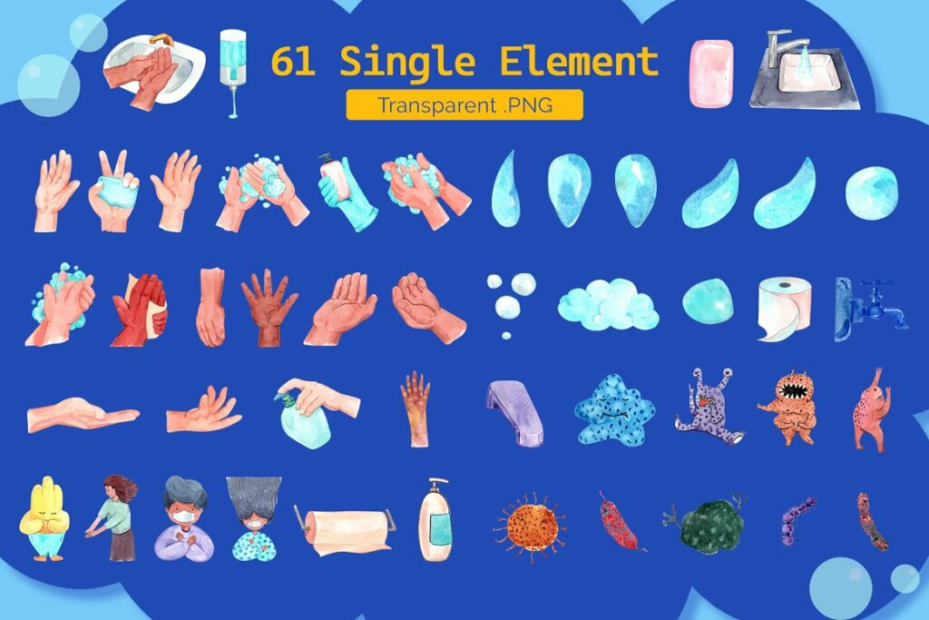 Global Handwashing Day Watercolor – MasterBundles