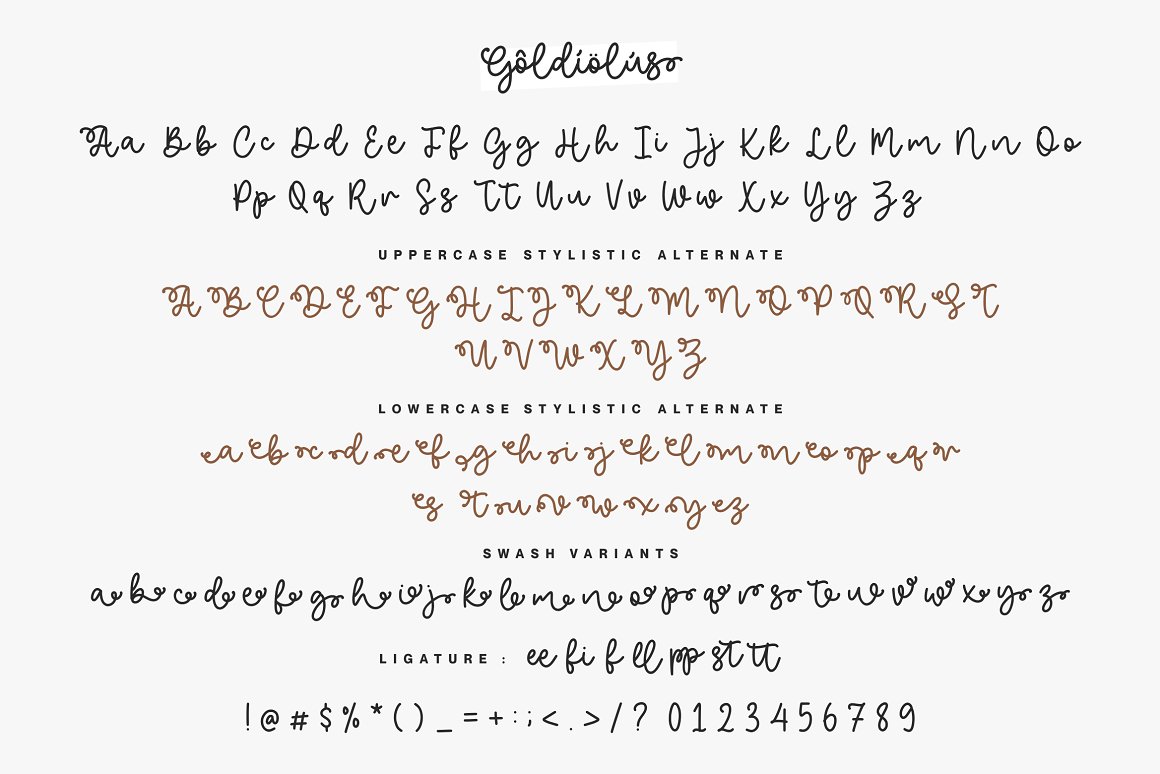 Goldiolus Font – MasterBundles