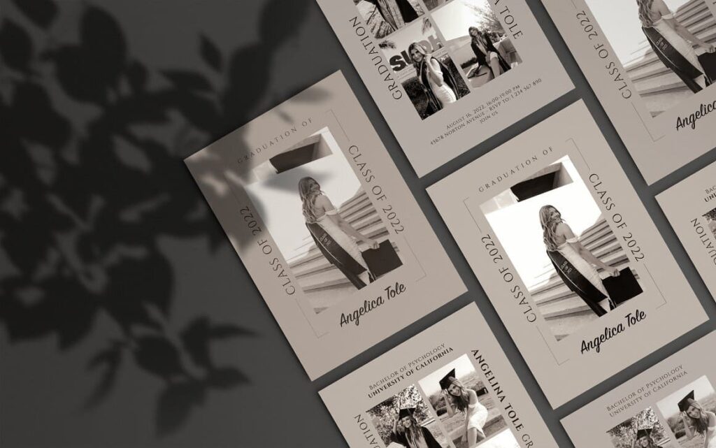 Graduation Invite Template (PSD) – MasterBundles