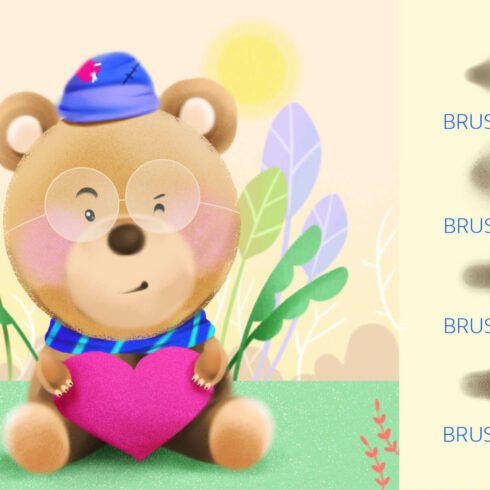 Grain Artistic Brushes for Procreate | Master Bundles