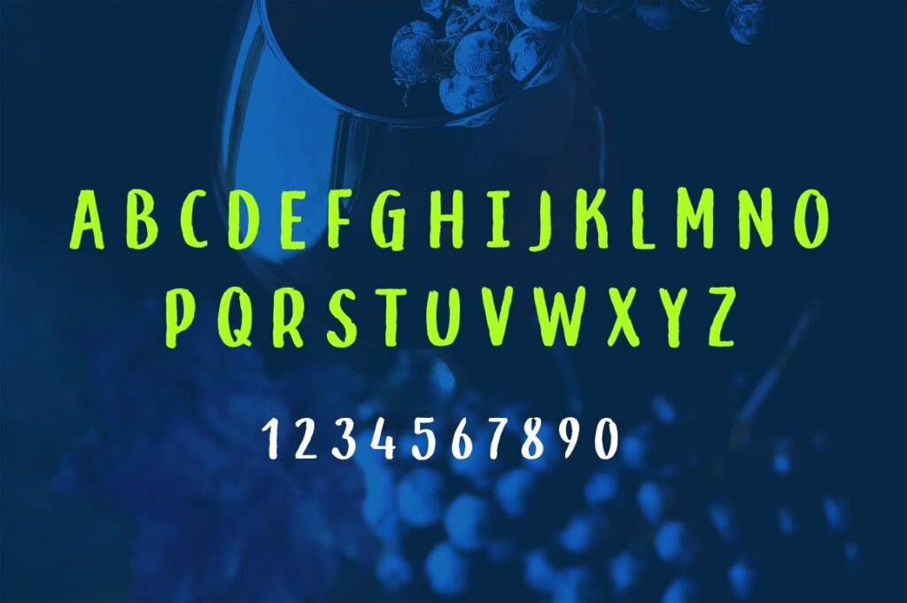 Grape - A Fruity Fresh Brush Font – MasterBundles