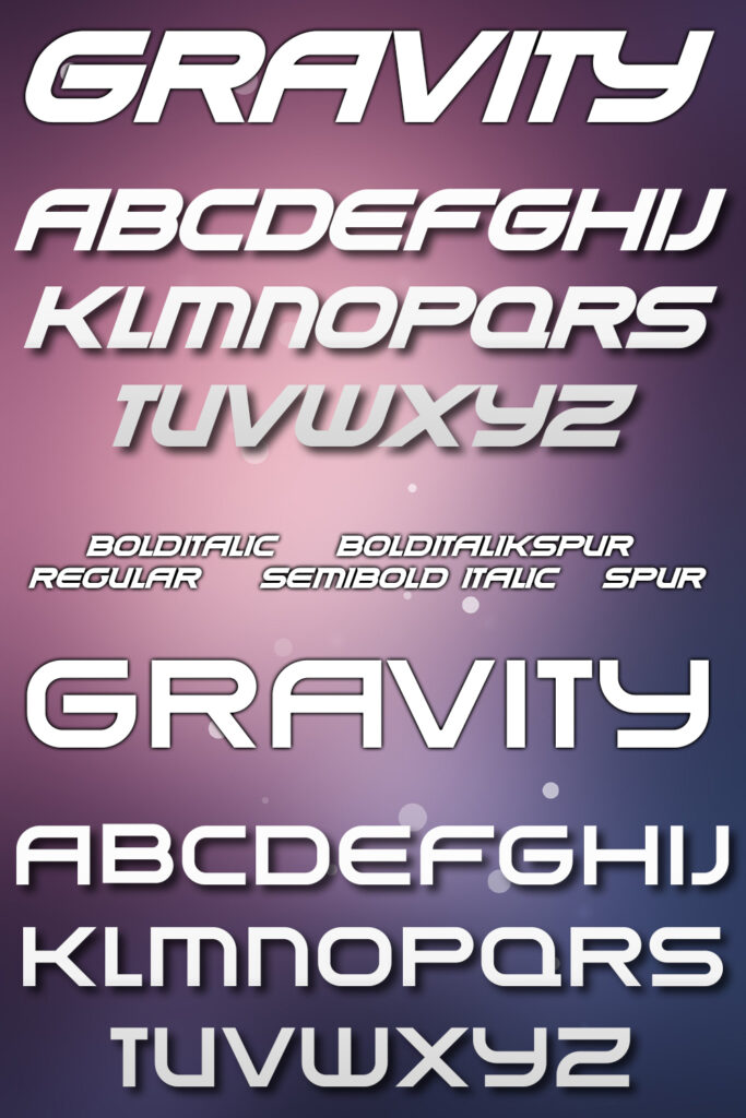 Gravity Font – MasterBundles