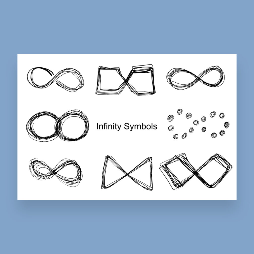 Hand Drawn Infinity Icons Set – MasterBundles