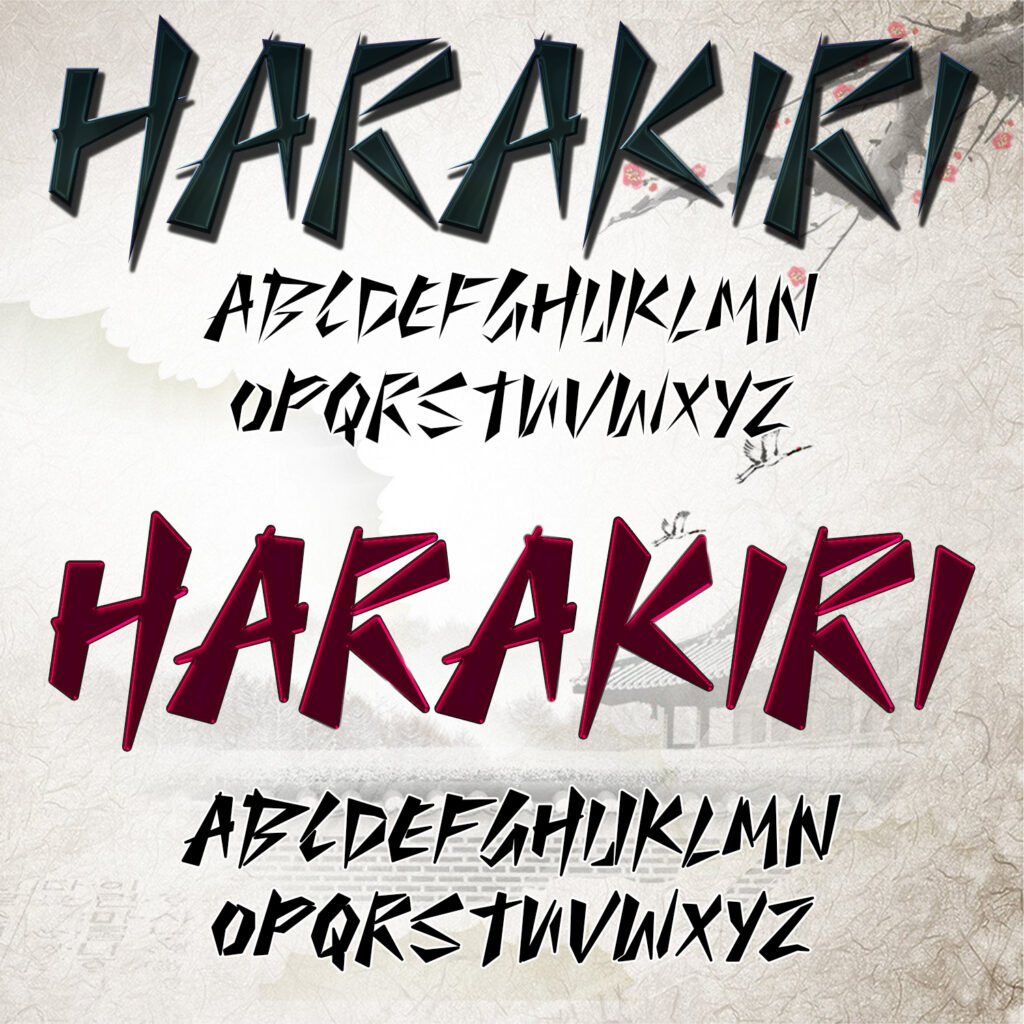 Harakiri Font – MasterBundles