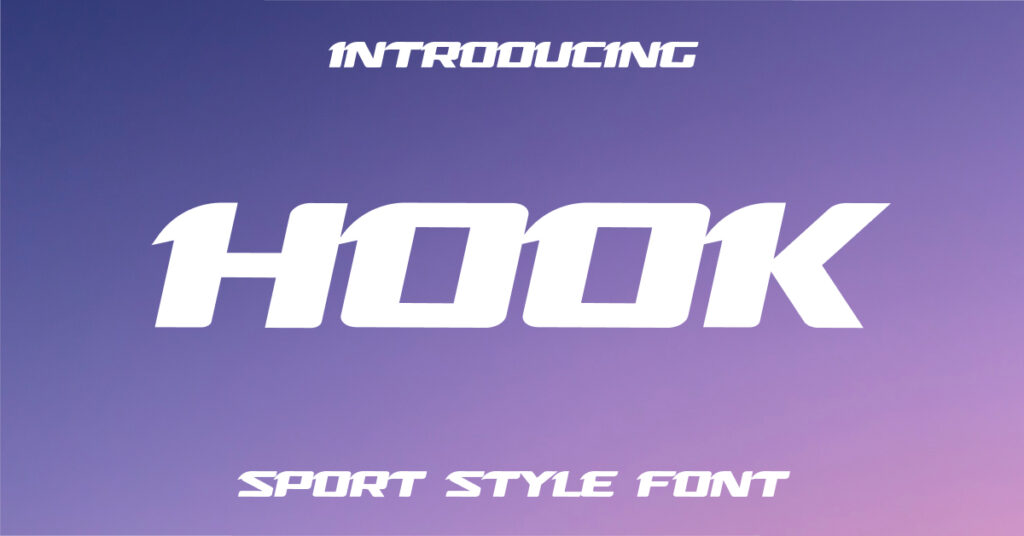 Sport Style Font / Hook Font – MasterBundles