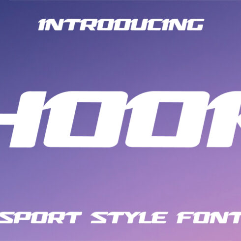 Sport Style Font / Hook Font | Master Bundles