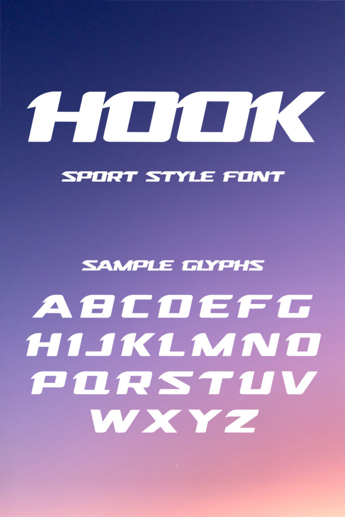 Sport Style Font / Hook Font – MasterBundles