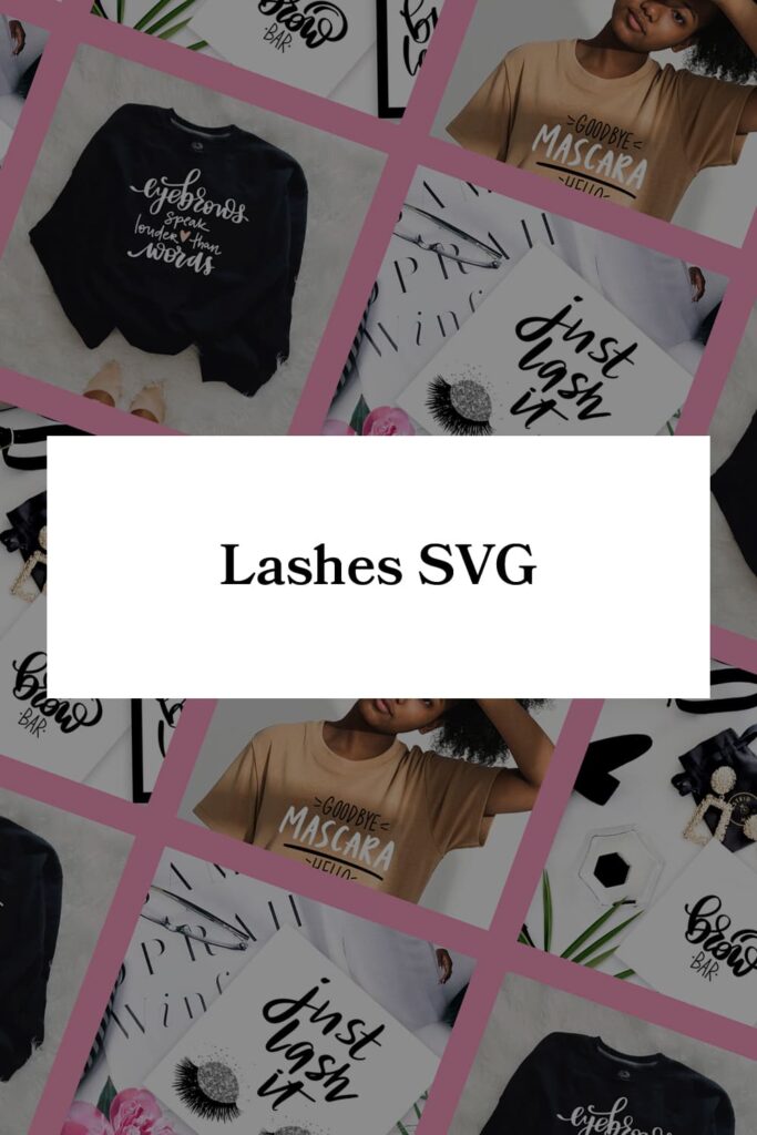 Lashes SVG, Makeup SVG Bundle – MasterBundles