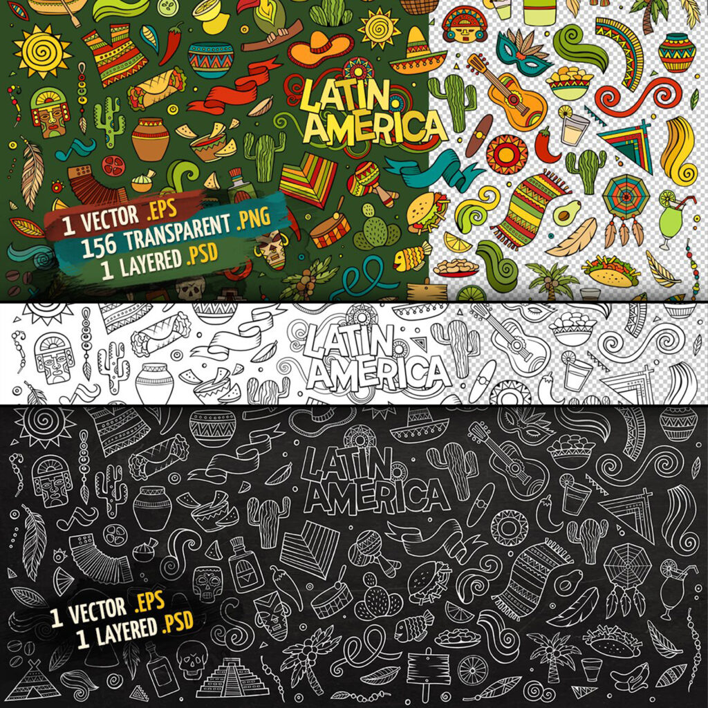 Latin American Objects Set – MasterBundles