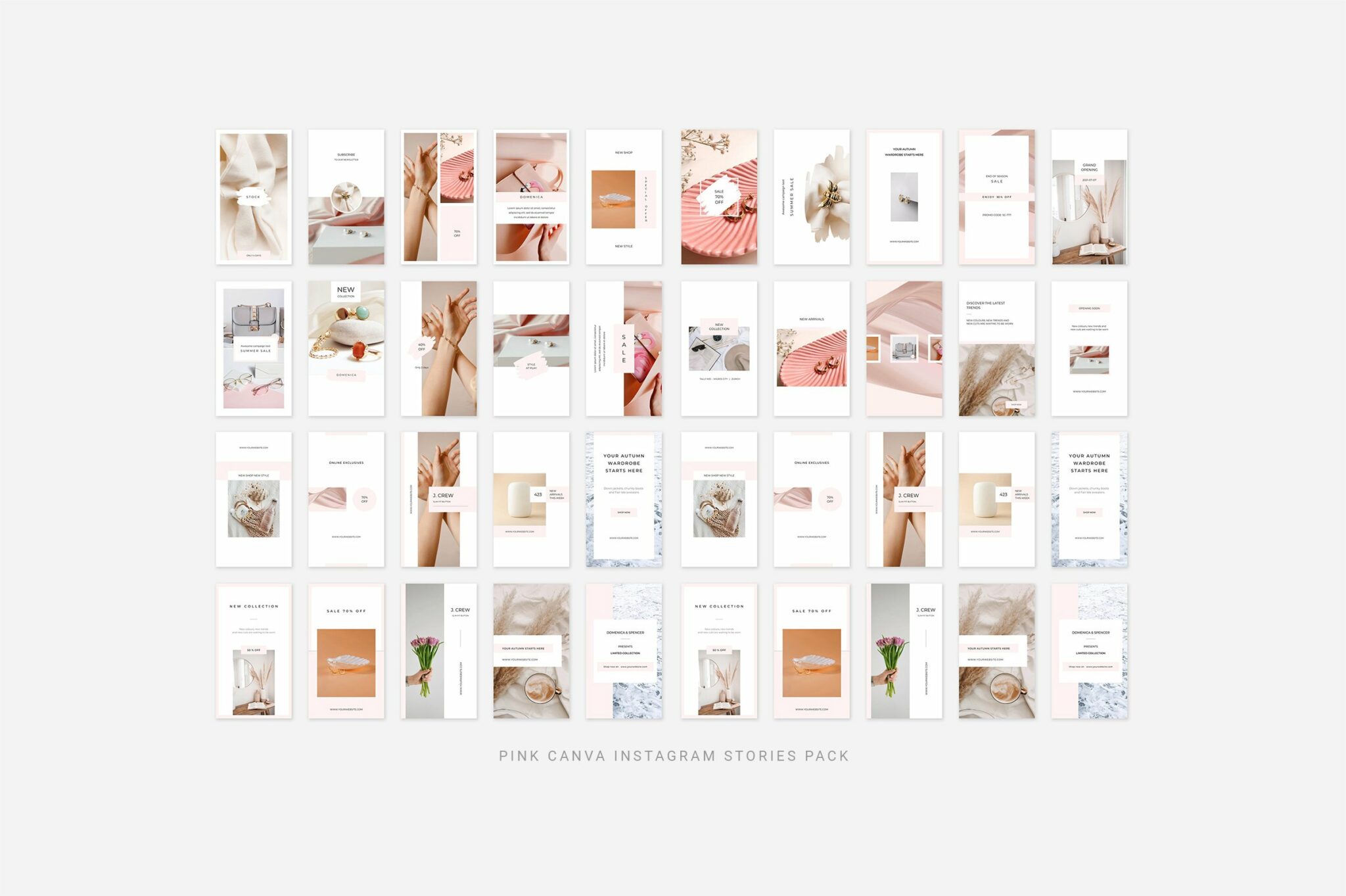 128 Light CANVA Instagram Stories Bundle – MasterBundles