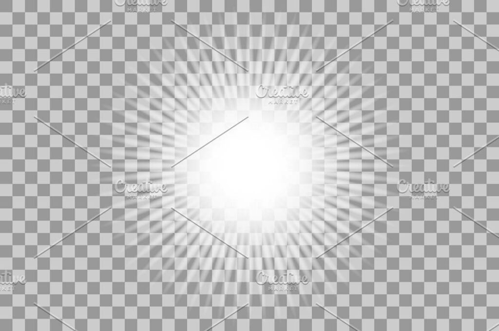 Vector White Light Effects, Flash – MasterBundles