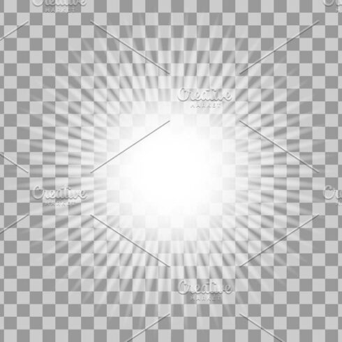 Vector White Light Effects, Flash | Master Bundles