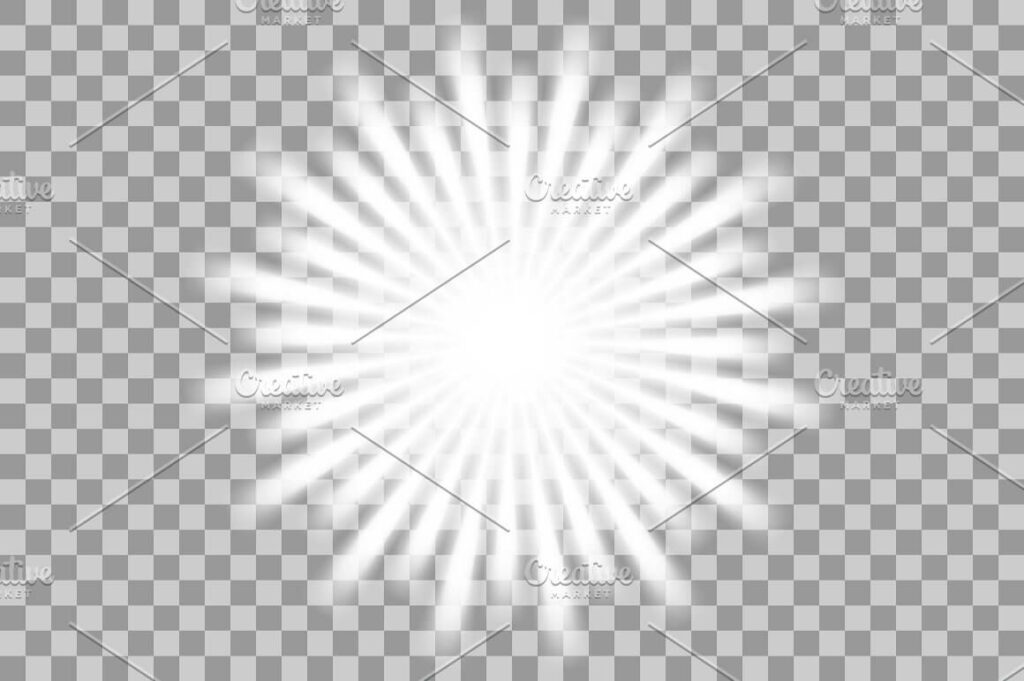 Vector White Light Effects, Flash – MasterBundles