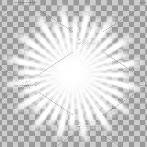 Vector White Light Effects, Flash | Master Bundles