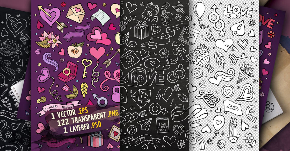 Love Objects & Symbols Set – MasterBundles