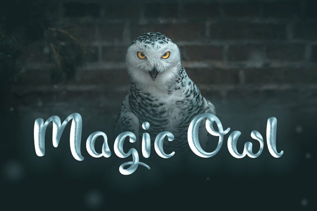 Magic Owl Enchanting Typeface – MasterBundles