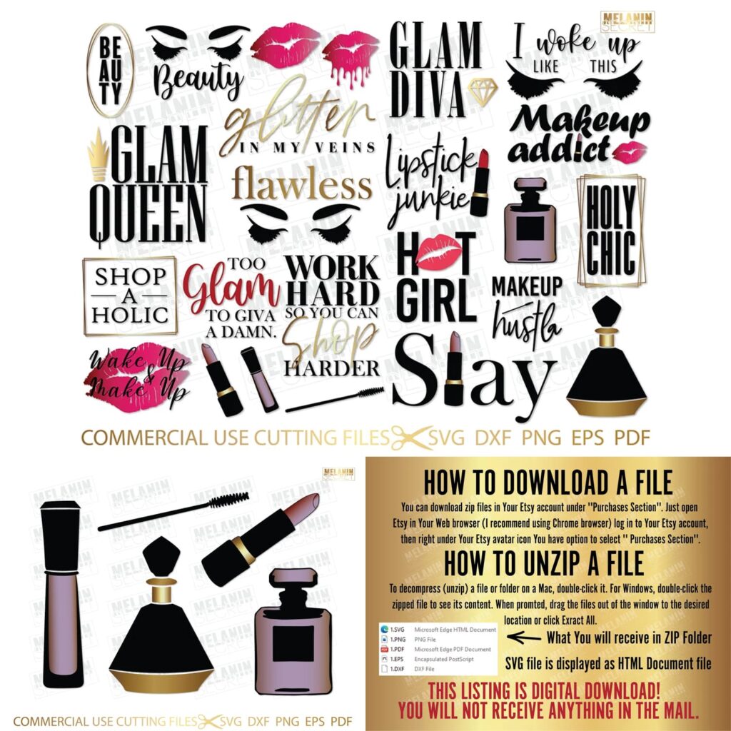 Makeup Bundle SVG – MasterBundles