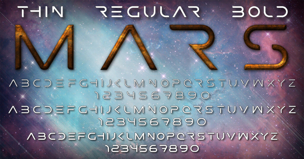 Mars Font – MasterBundles