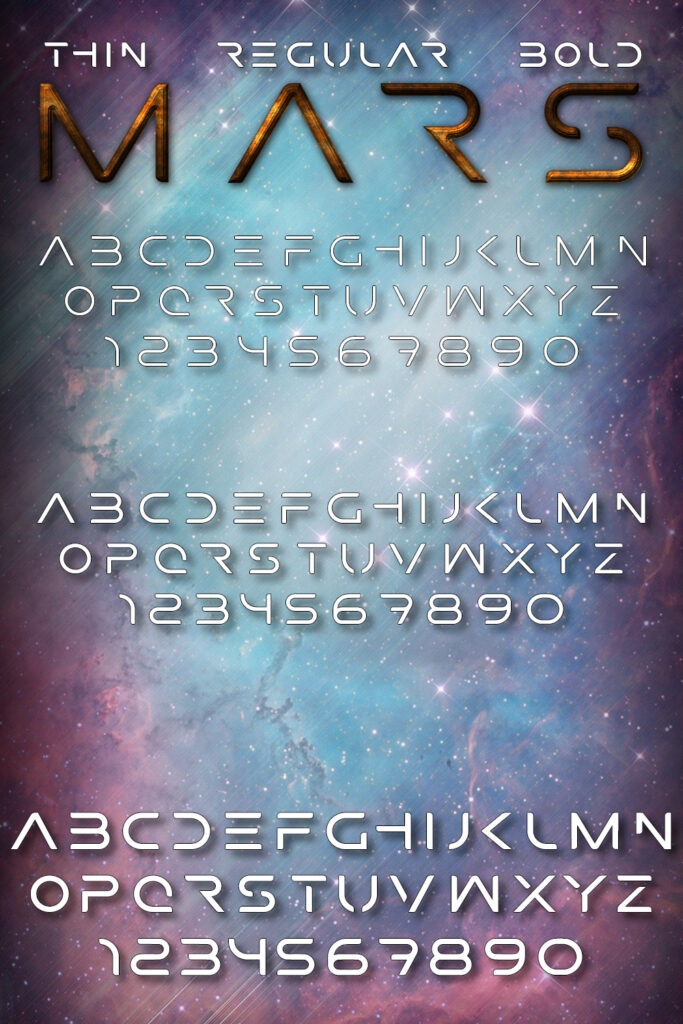 Mars Font – MasterBundles