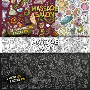 Massage Objects & Elements Set – MasterBundles