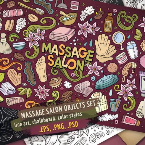 Massage Objects & Elements Set | Master Bundles