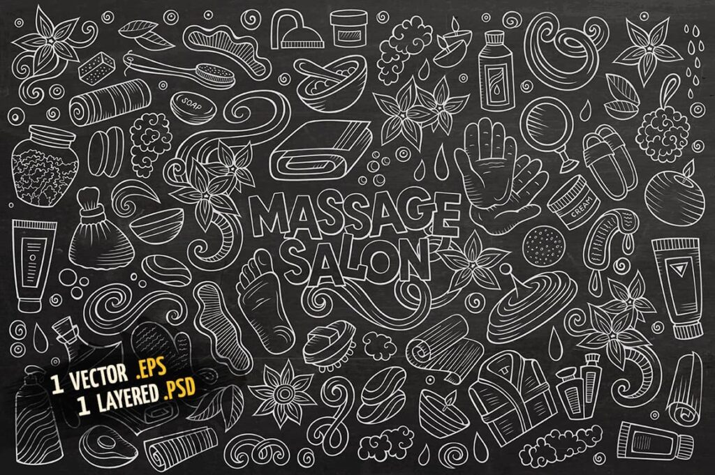 Massage Objects & Elements Set – MasterBundles