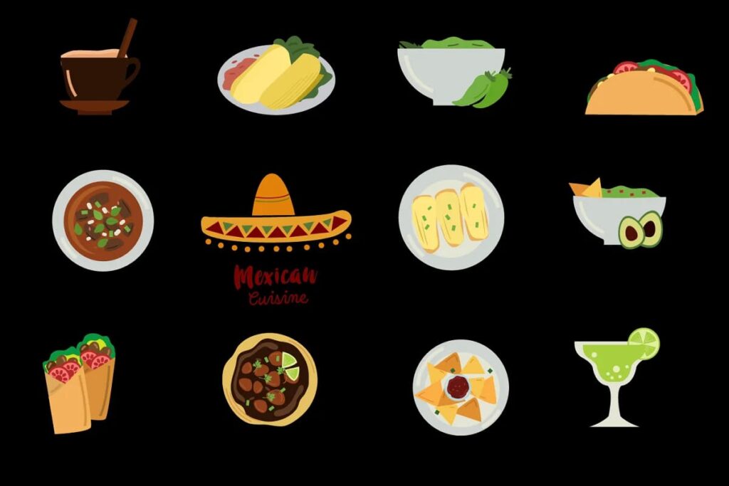 Mexican Clip Art, Tacos Clip Art – MasterBundles