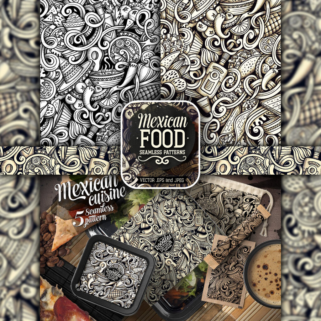 11 Mexican Food Restaurant Illustration - MasterBundles