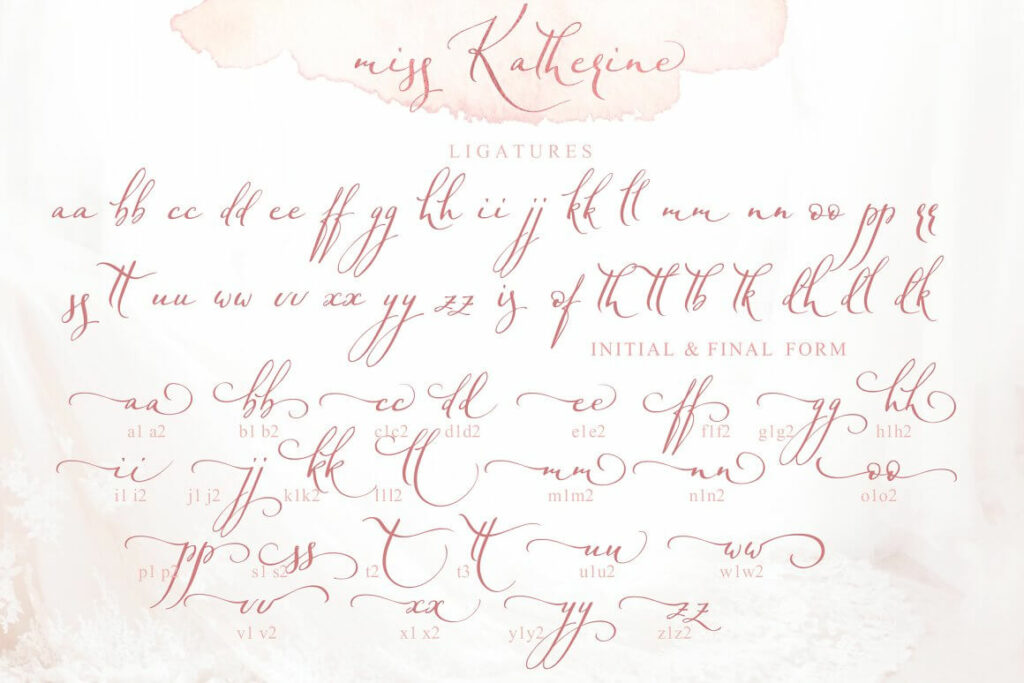 Miss Katherine Font Cyrillic Plus Extra – MasterBundles
