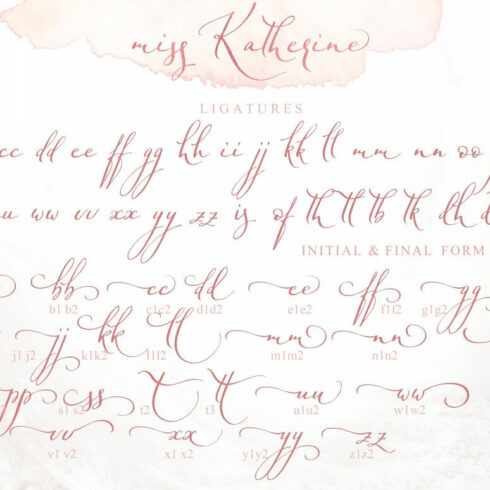 Miss Katherine Font Cyrillic Plus Extra | Master Bundles