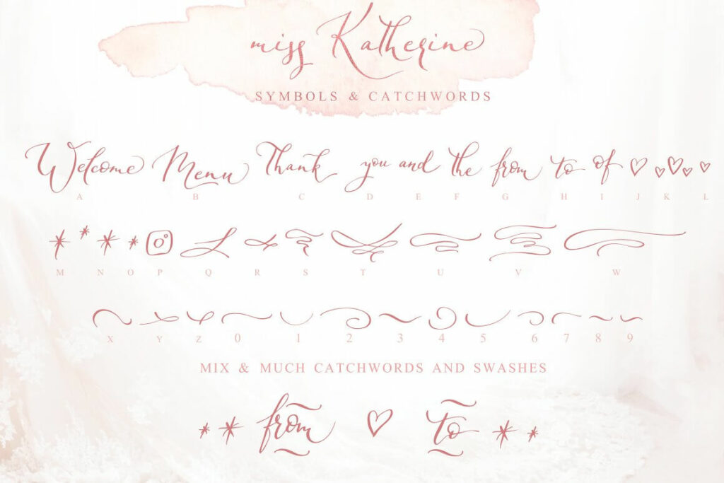 Miss Katherine Font Cyrillic Plus Extra – MasterBundles