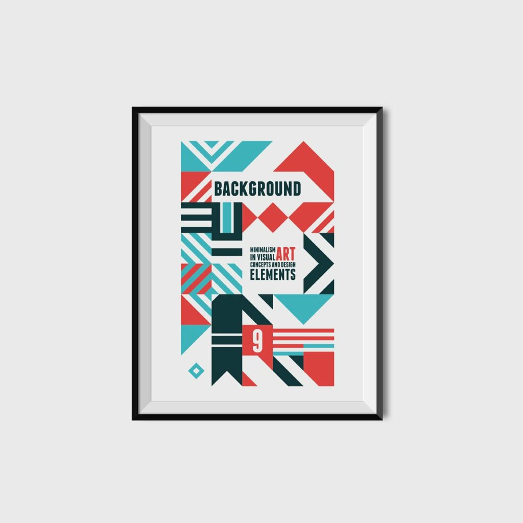 20 Geometric Posters & 70 Shapes – MasterBundles