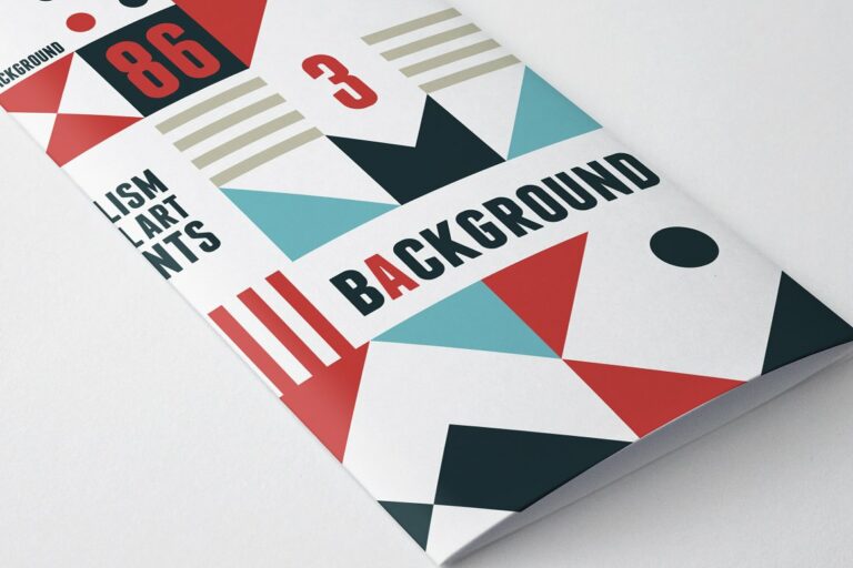 20 Geometric Posters & 70 Shapes – MasterBundles