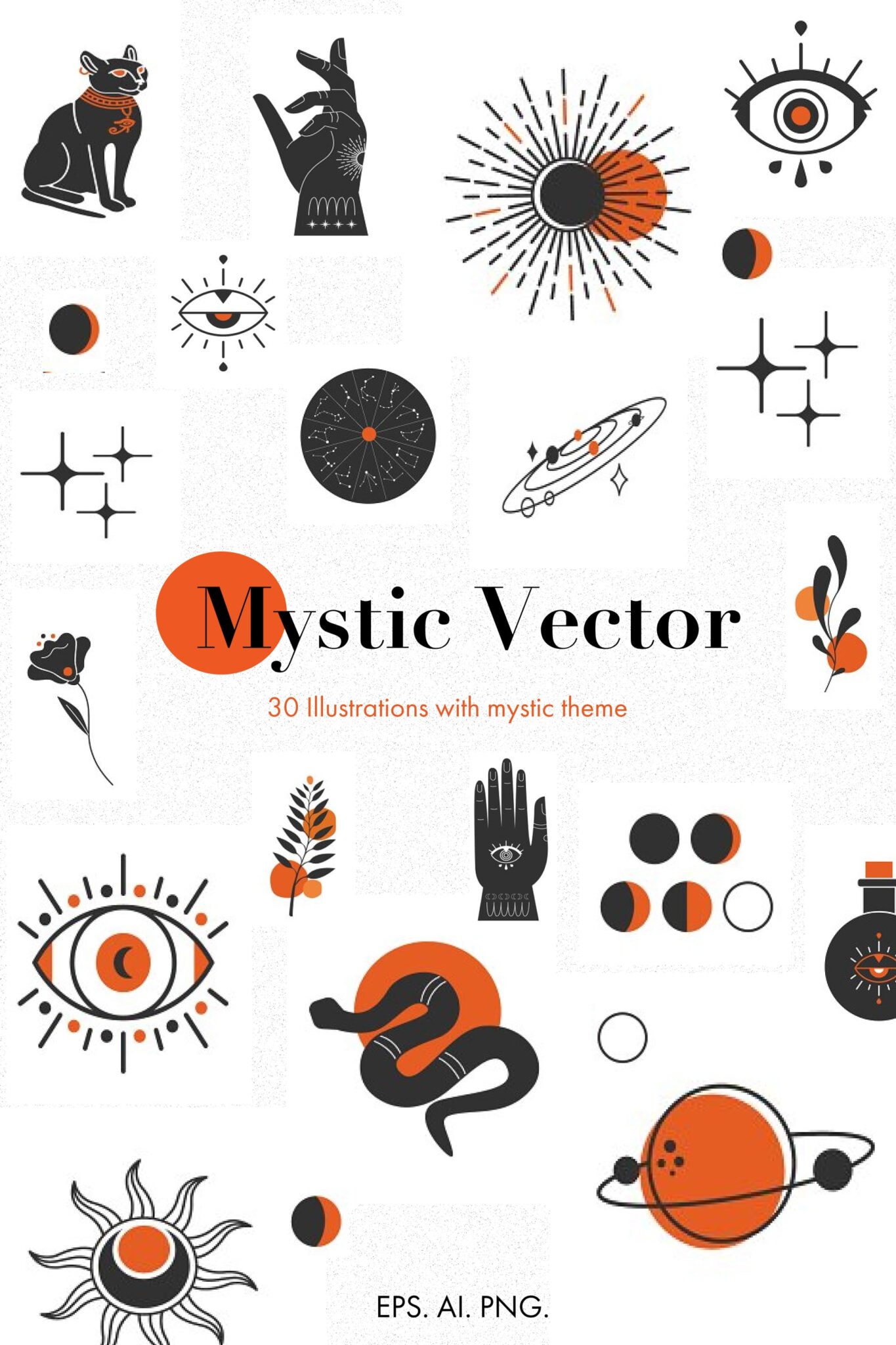 Mystic Clipart - Vector + PNG – MasterBundles