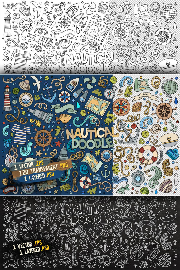 Nautical Objects Set – MasterBundles
