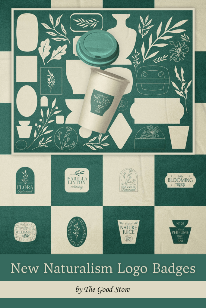 New Naturalism Logo Badges – MasterBundles